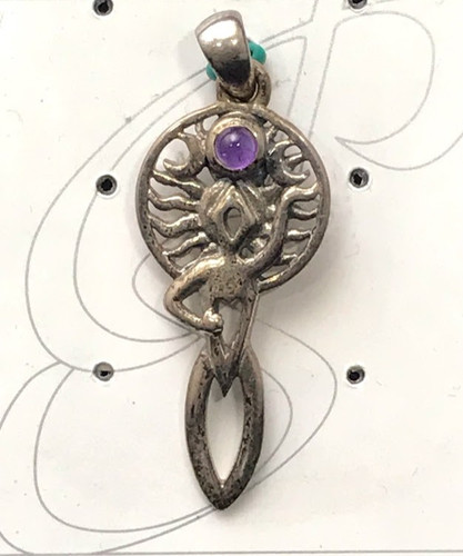 Peter Stone Sterling Silver & Amethyst Goddess | PLPT