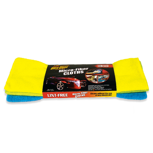 HS MICRO-FIBRE CLOTHS 3PC | Rezult Auto Shop