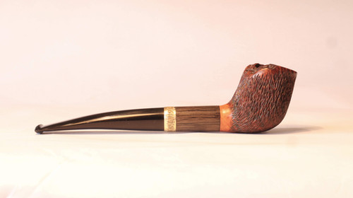 Cutty briar pipe with morta and brass accent | gspitaletti