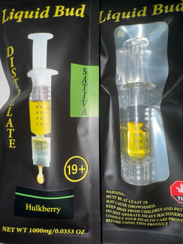 1G Distillate Syringe Liquid Bud | Coastal valley bud