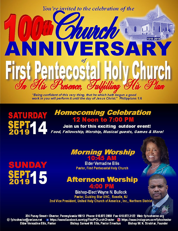 100th Church Anniversary | First Pentecostal