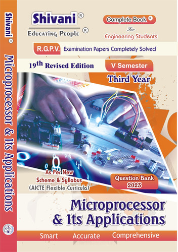 Microprocessor & It’s Applications (B.Tech 5th Sem EC 2023 Edition) | Shivani Publications