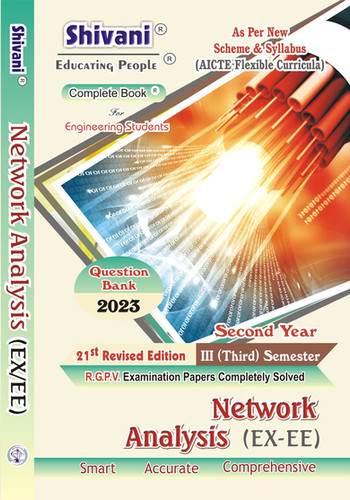 Network Analysis (B.Tech 3rd Sem EE 2023 Edition) | Shivani Publications