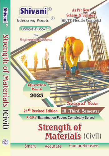 Strength of Materials (B.Tech 3rd Sem CE 2023 Edition) | Shivani ...