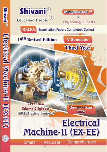Electrical Machines - II (B.Tech 5th Sem EE 2023 Edition) | Shivani ...