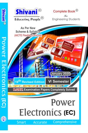 Power Electronics (B.Tech 6th Sem EC 2020 Edition) | Shivani Publications