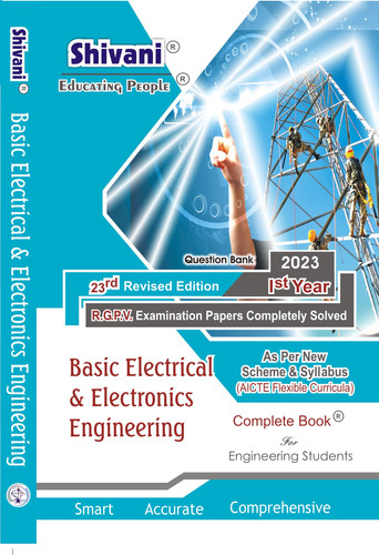 Basic Electrical & Electronics Engineering (B.Tech. 1st Year 2023 Edition) | Shivani Publications