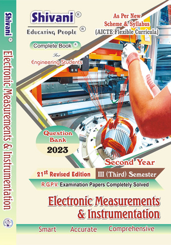 Electronic Measurement & Instrumentation (B.Tech 3rd Sem EC 2023 Edition) | Shivani Publications