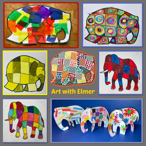 KS1 Art with Elmer | Art Academy