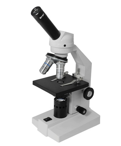 Monocular Biological Microscope, Four Objective, Halogen Bulb ...