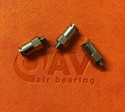 M3 Thread Straight Connector 4 mm Tube OD (Pack of 5) | OAV Labs