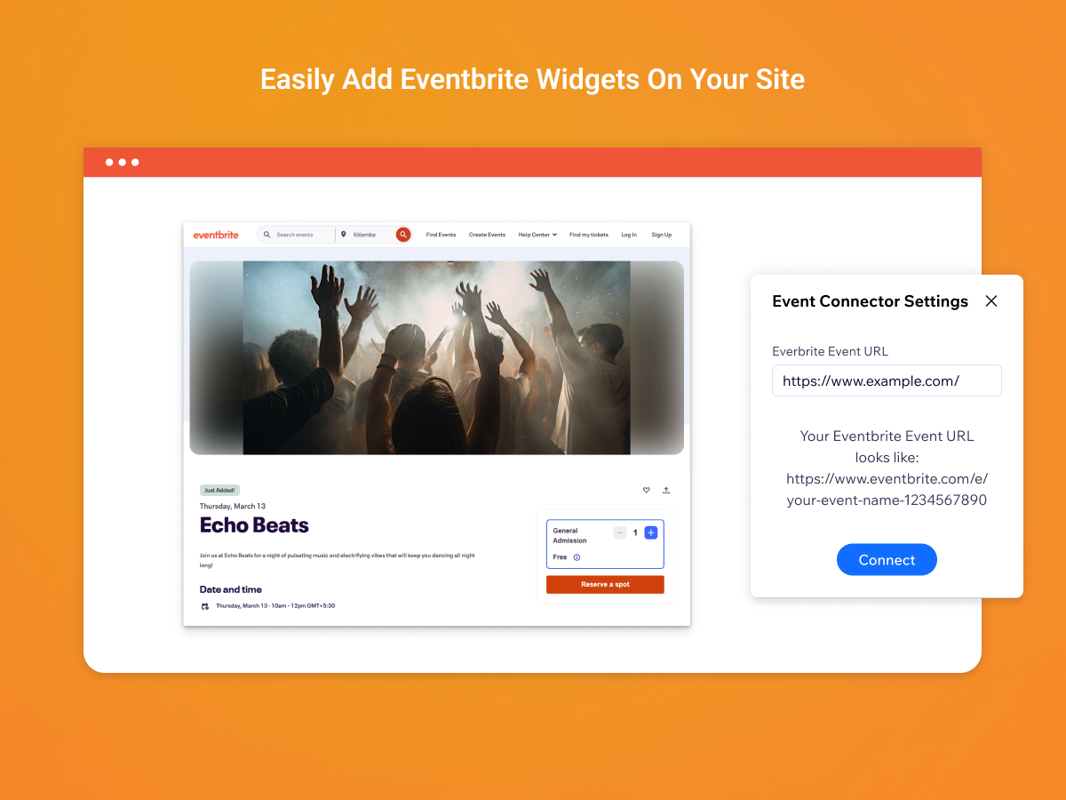 Eventbrite Ticket | Wix App Market | Wix.com