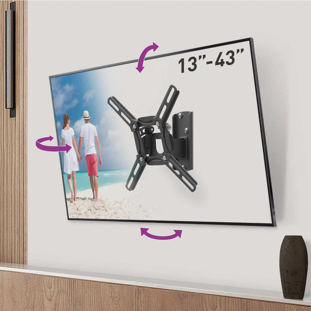 Swivel & Tilt TV Wall Mount
