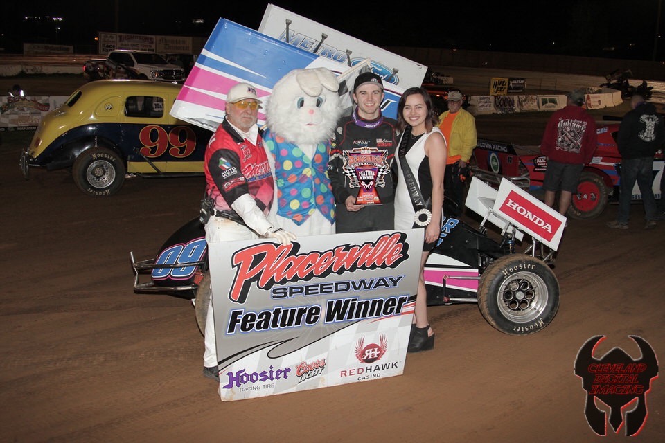 Sean Becker claims 24th career Placerville Winged 360 victory