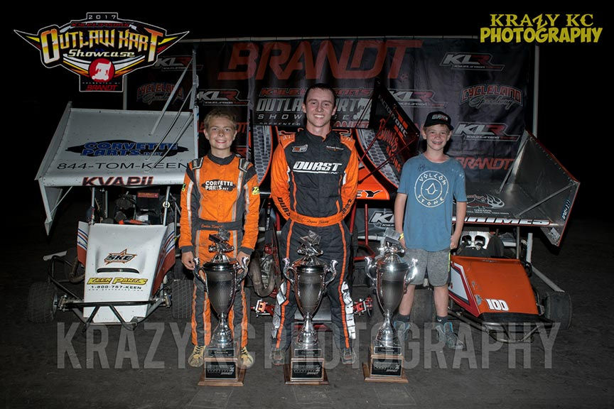Logan Seavey Makes It Back to Back Wins at the Outlaw Kart Showcase