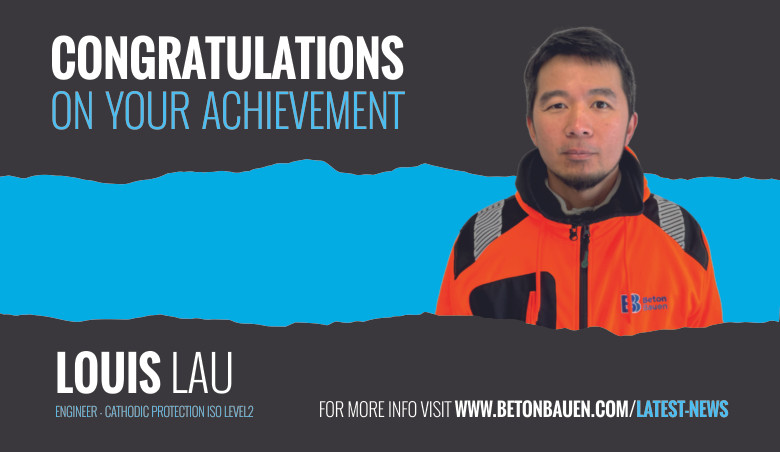 Congratulations to Beton Bauen's Louis Lau for Successfully Passing ...