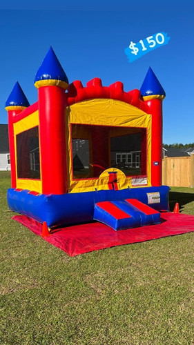 Red Blue Yellow Bounce House | High Tide Jump-N-Sli
