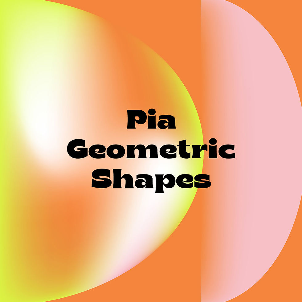 Gradient Pattern Pack - Pia Geometric Shapes | Two Sleepy Heads