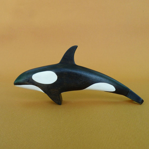 Handmade Wooden Orca | themulberrytreehouse