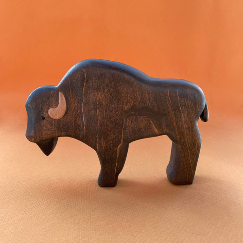 Handmade Wooden Bison | themulberrytreehouse