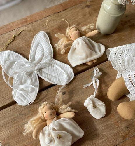 Poems for Buttercup Tooth Fairy Waldorf Doll-Blonde | themulberrytreehouse