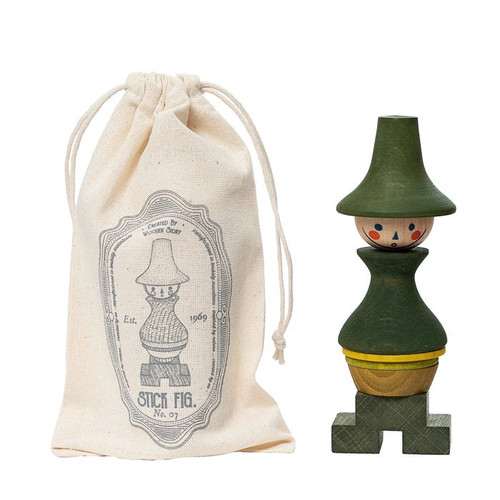 Wooden Story Stacking Toy Stick Figure No. 07 | themulberrytreehouse