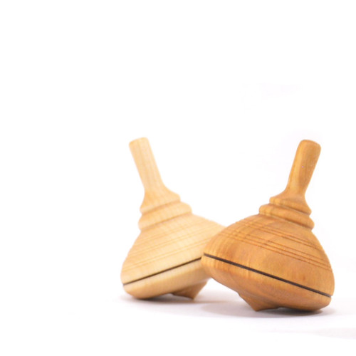 Mader Large Wooden Classic Spinning Top | themulberrytreehouse
