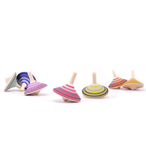 Mader Wooden Earl Grey Spinning Top | themulberrytreehouse
