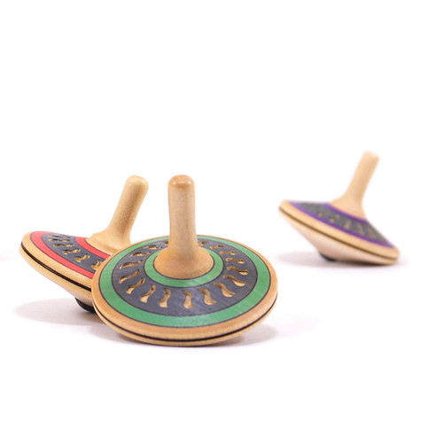 Mader Wooden Arabesk Spinning Top | themulberrytreehouse