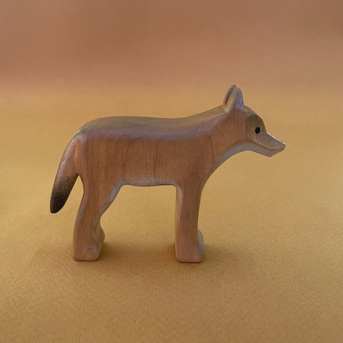 Handmade Wooden Coyote | themulberrytreehouse