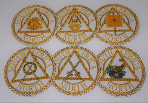 RA District Apron Badges | MB Masonic Regalia