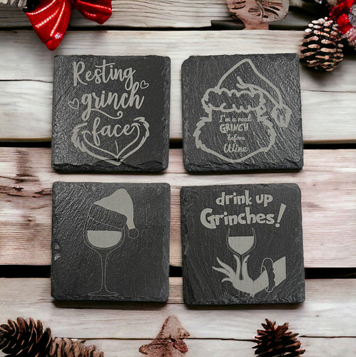 Grinch Coasters | Outdoor Custom Impri