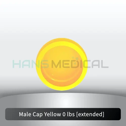 Extended range Male Cap (4pcs/Pack) - Yellow | hansmedicalshop