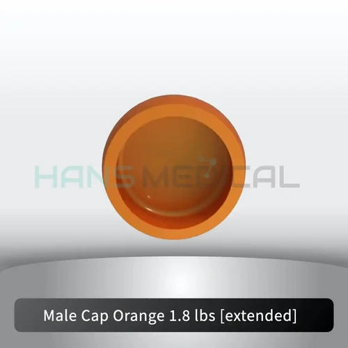 Extended range Male Cap (4pcs/Pack) - Orange | hansmedicalshop