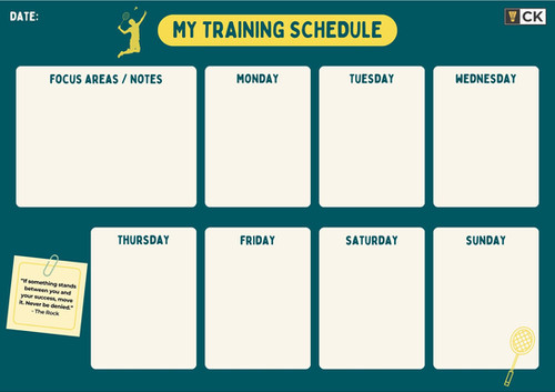 CKYEW FREE Badminton Training Planner | CKYew