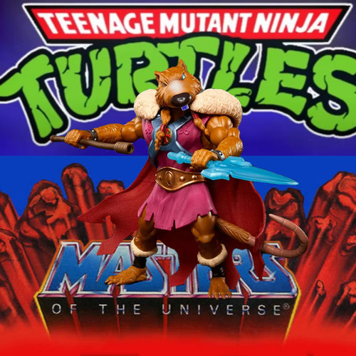 MOTU Turtles Of Grayskull : SPLINTER-SKULL | Dinobot Island Toys