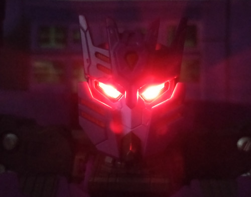 Transformers Nemesis LED Eye upgrade by Shockwave Lab | Dinobot Island Toys