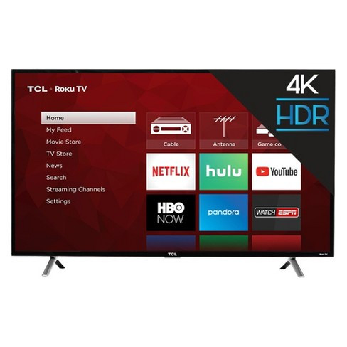 TCL 4K UHD TV w/HDR Roku TV