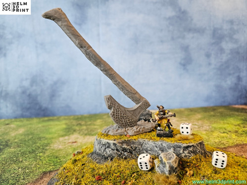 MIDDLE EARTH - AXE MONUMENT | HELM 3D PRINT