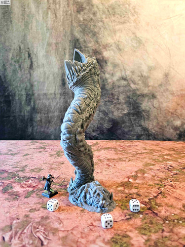 HELLISH TERRAIN - HELL WORM 3 | HELM 3D PRINT
