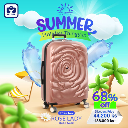 Summer Sale Beluga Rose Lay 20"Rose Gold | Impact Brands Co Ltd