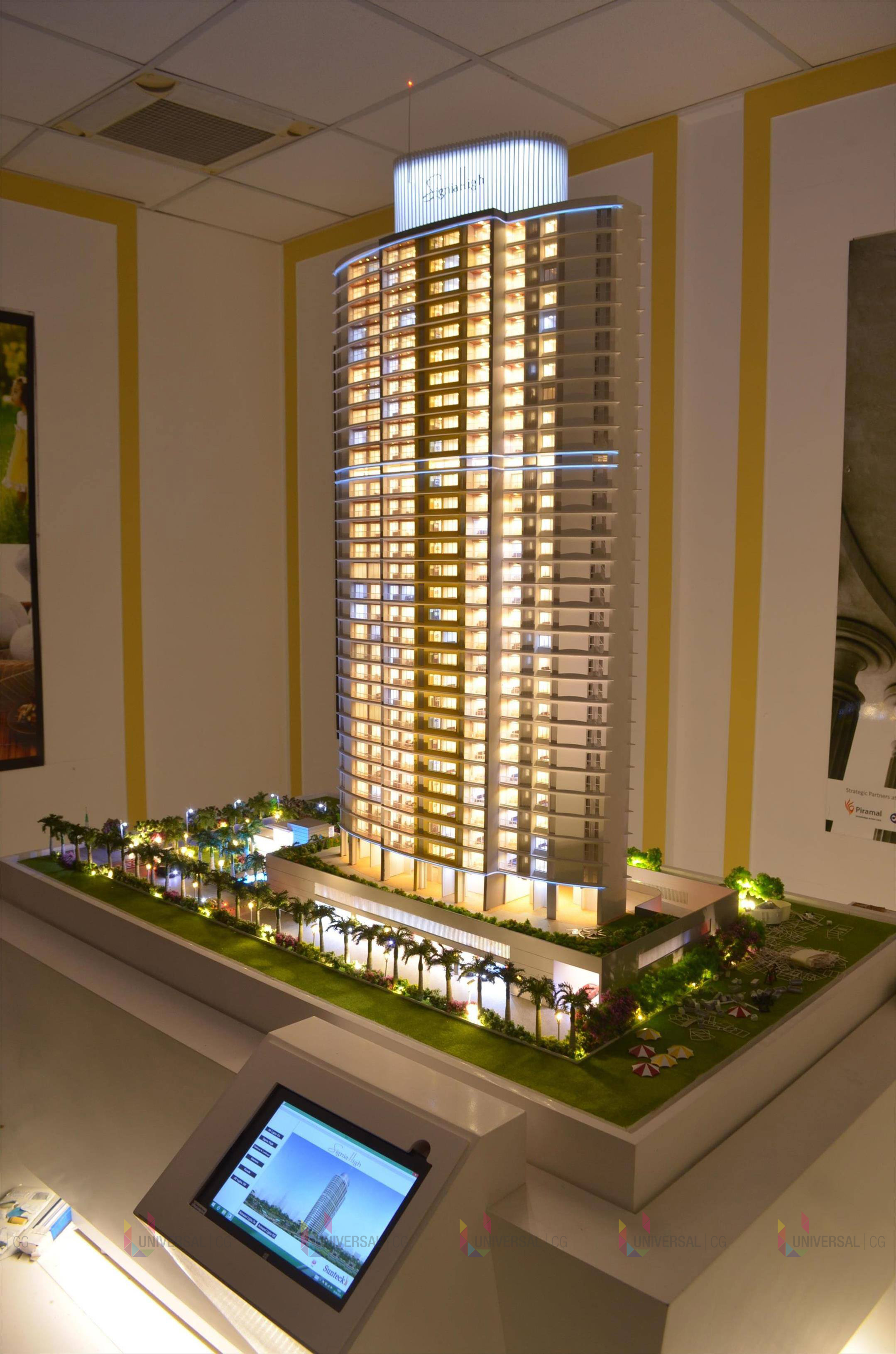 3D Walkthrough, 3D Rendering, Physical Scale Model