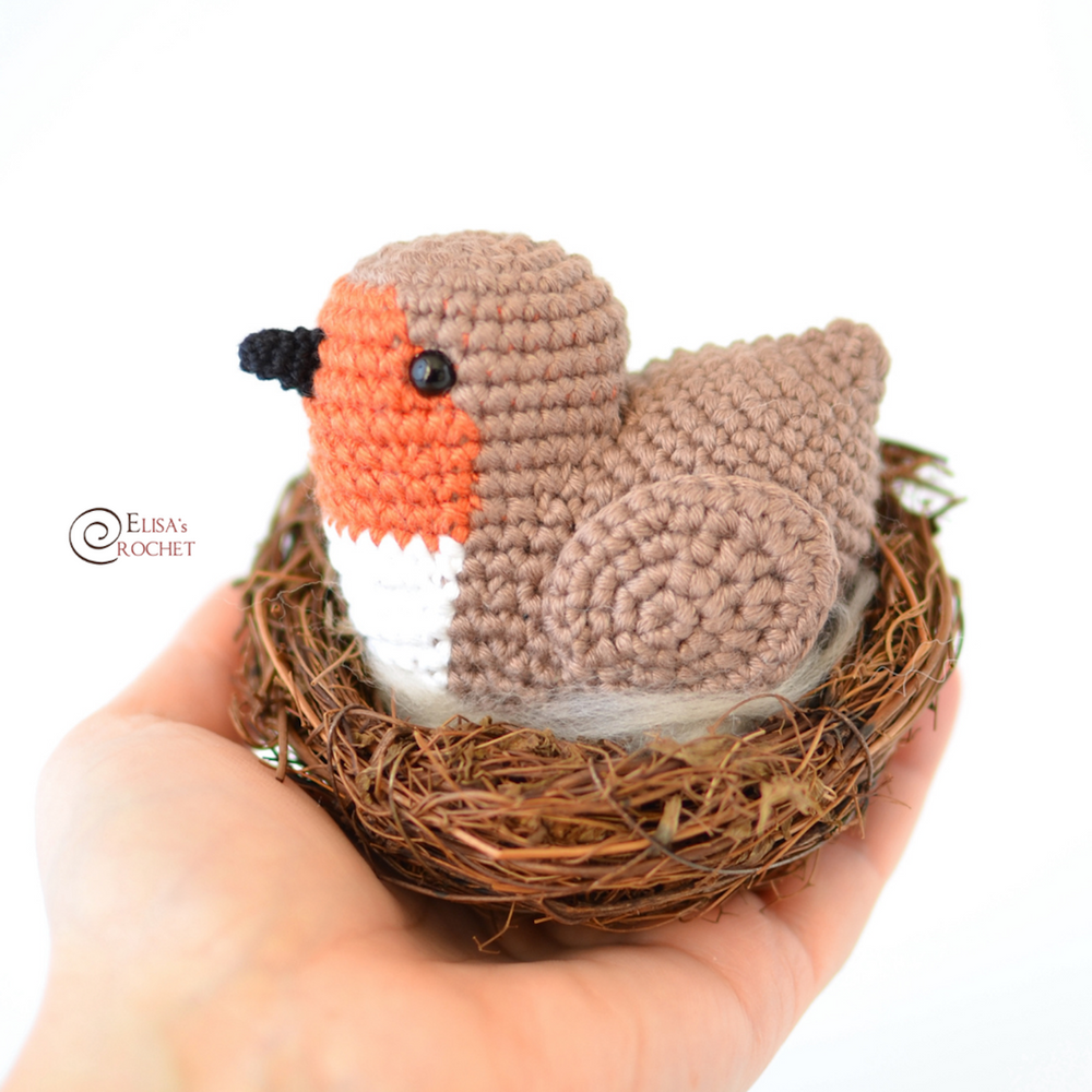 Red Robin Free Crochet Pattern By Elisa's Crochet
