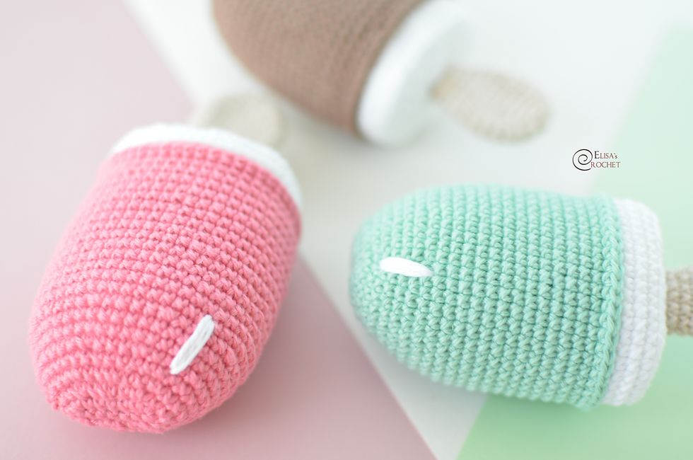 Ice Cream Free Crochet Pattern By Elisa's Crochet