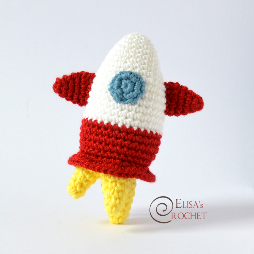 Rocket Free Crochet Pattern by Elisa's Crochet