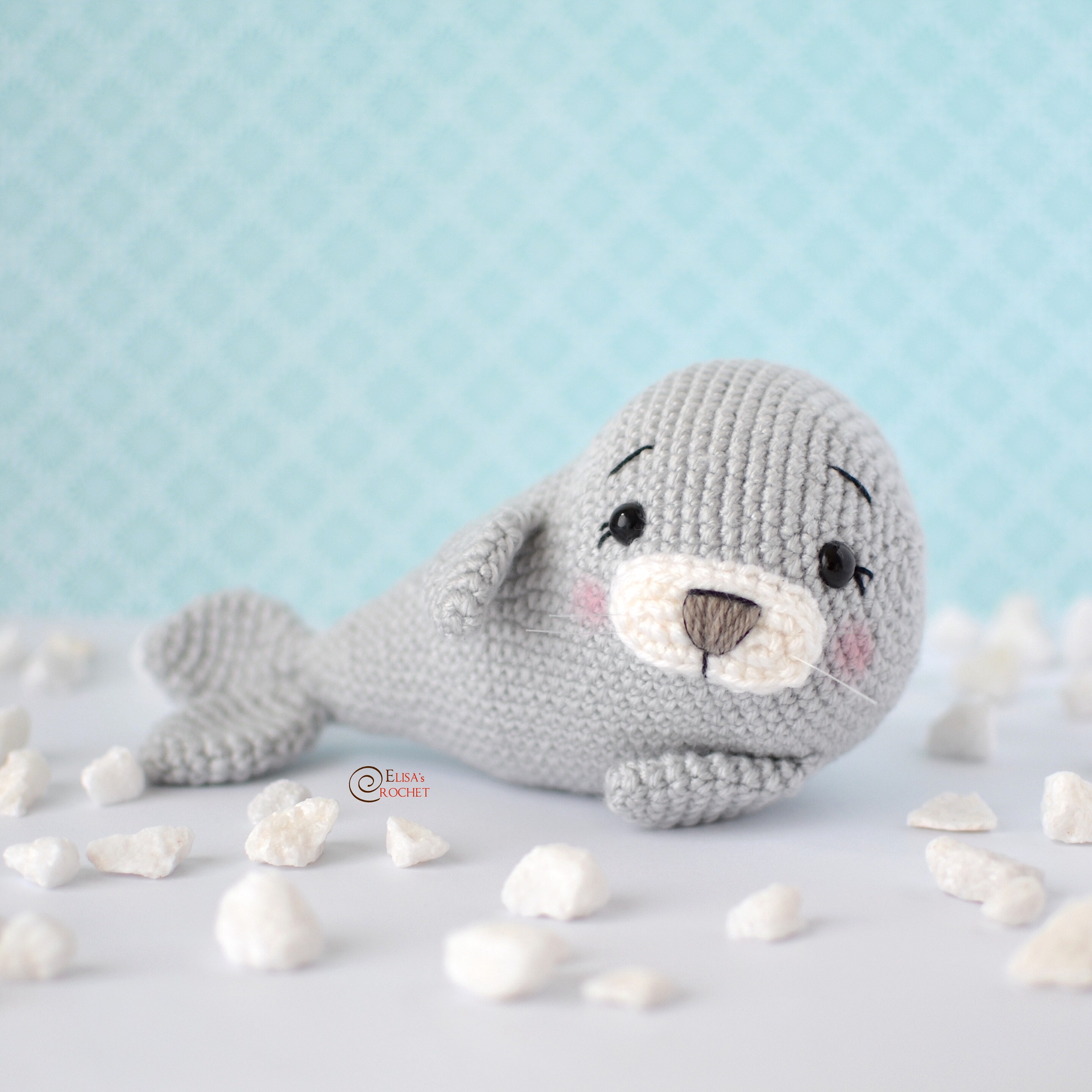 Instant Download Crochet Seal Pattern Amigurumi Seal Pup Pattern Toys ...