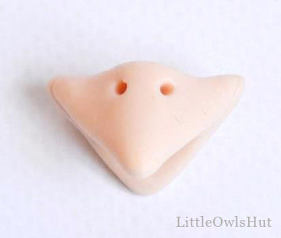 How to make a beak using polymer clay
