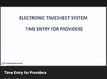 Provider Training | Eastern Sierra IHSS