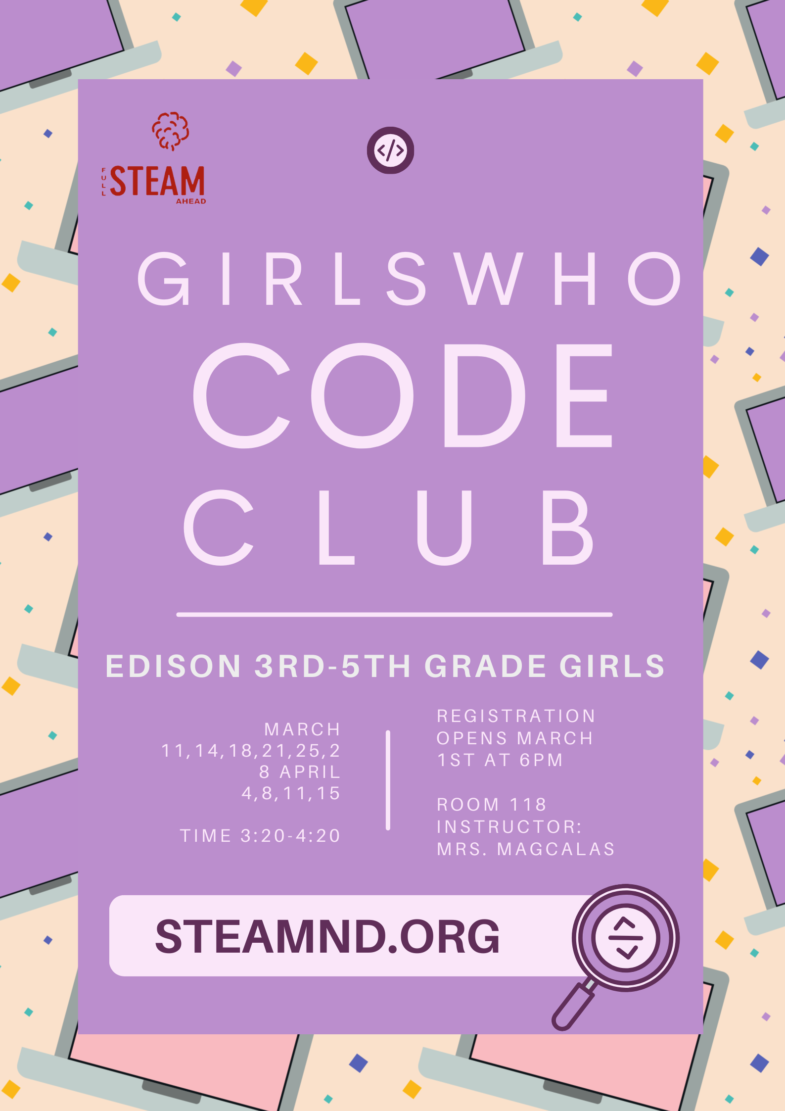 Girls Who Code Edison 2024 | Full STEAM Ahead