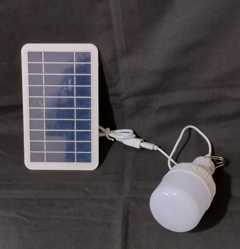 Solar Panel with USB output + LED light bulb with USB | SF Innovations
